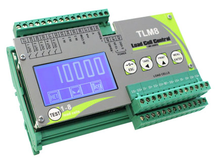 Load cell transmitter with analog, digital, and relay outputs. Ethernet ...