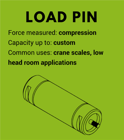 Load Pin Load Cells - Custom Capacities and Sizes
